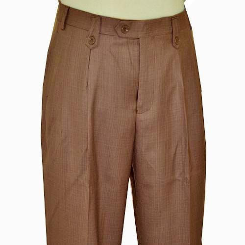 Fratello Slacks Mens Wide Leg Dress Pants White DP-106