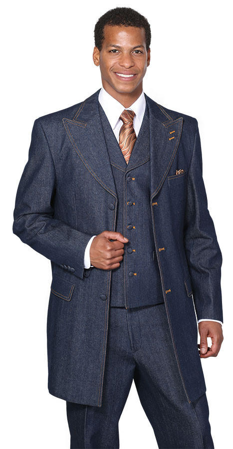 Men's Denim Suits | Online Sale | ContempoSuits.com
