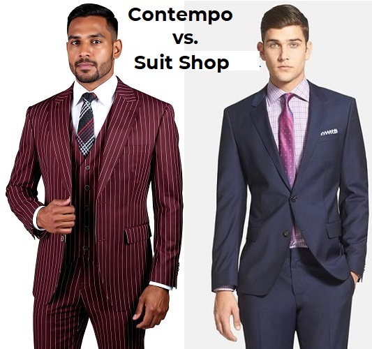 ContempoSuits.com vs. SuitShop.com | A Complete Comparison - Contempo Suits