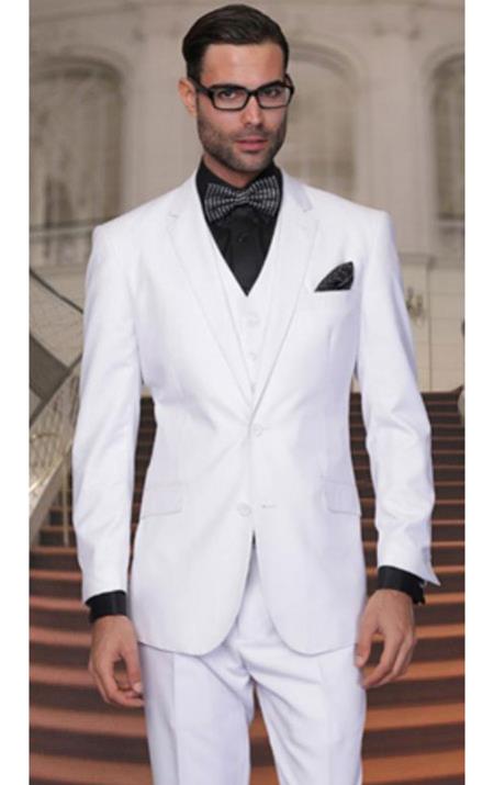 The Classic All-White Suit: A Timeless Fashion Statement for Men ...