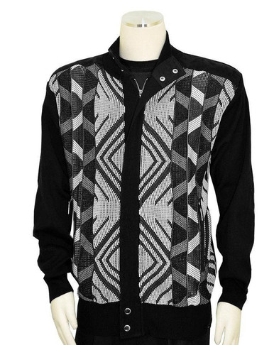 Silversilk Men's Fashion Sweater Diamond Pattern 3228 Size L