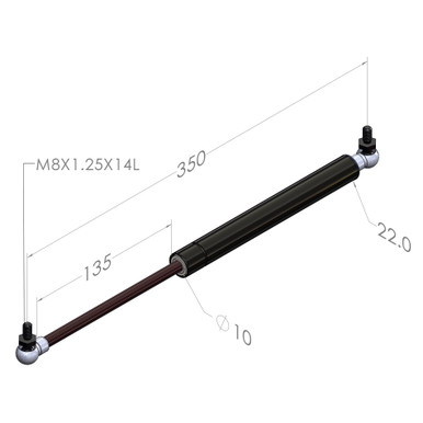 Top quality Australian mad gas struts