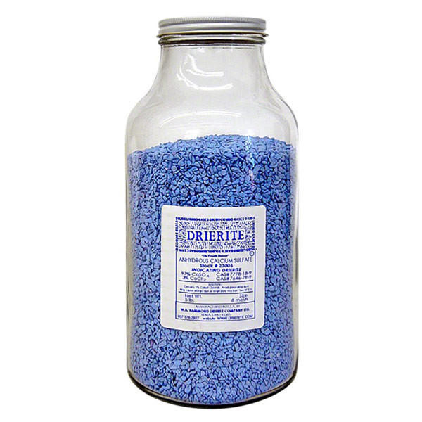 Drierite Desiccant, Desiccators, 8 Mesh, 5lb Jar