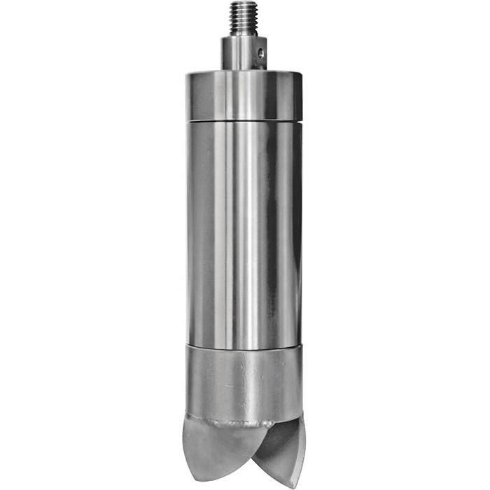 2 x 12in Split Soil Core Sampler with Auger Tip, 5/8in Thread