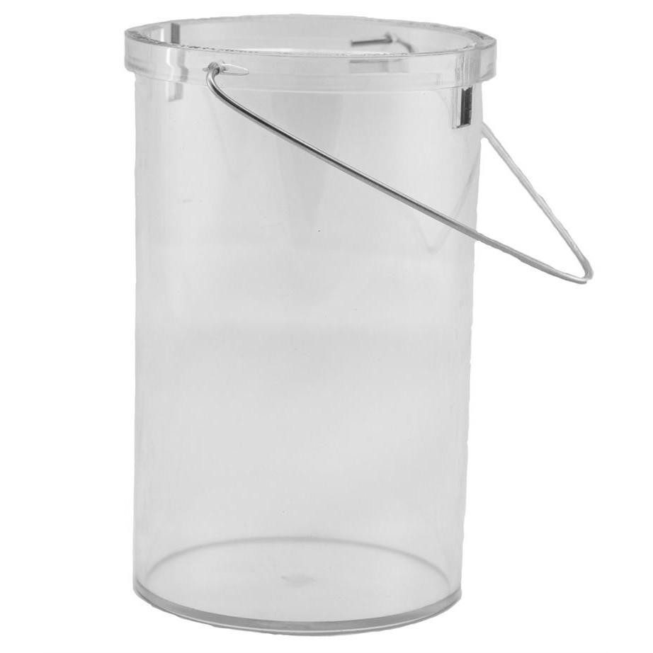1000ml Pulp Plastic Clear Container | Easy Density Test