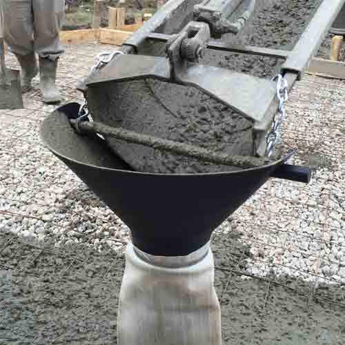 Mini Tremie Hopper with Trunk | Concrete Chute for Pouring