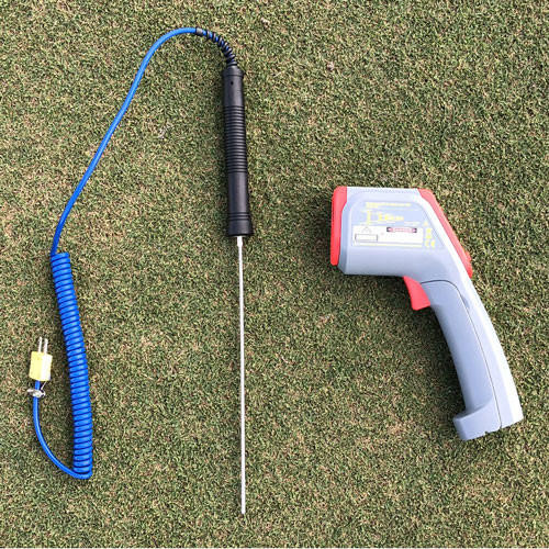 IR Laser Thermometer with Soil Probe | Infrared Measures