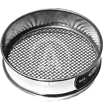 Gilson 6in Sieve, All Stainless, Full Ht., #4 | Test Sieves