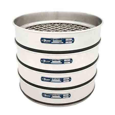 Gilson 300mm Sieve, All Stainless, Half Ht., 7.1M | Test Sieves