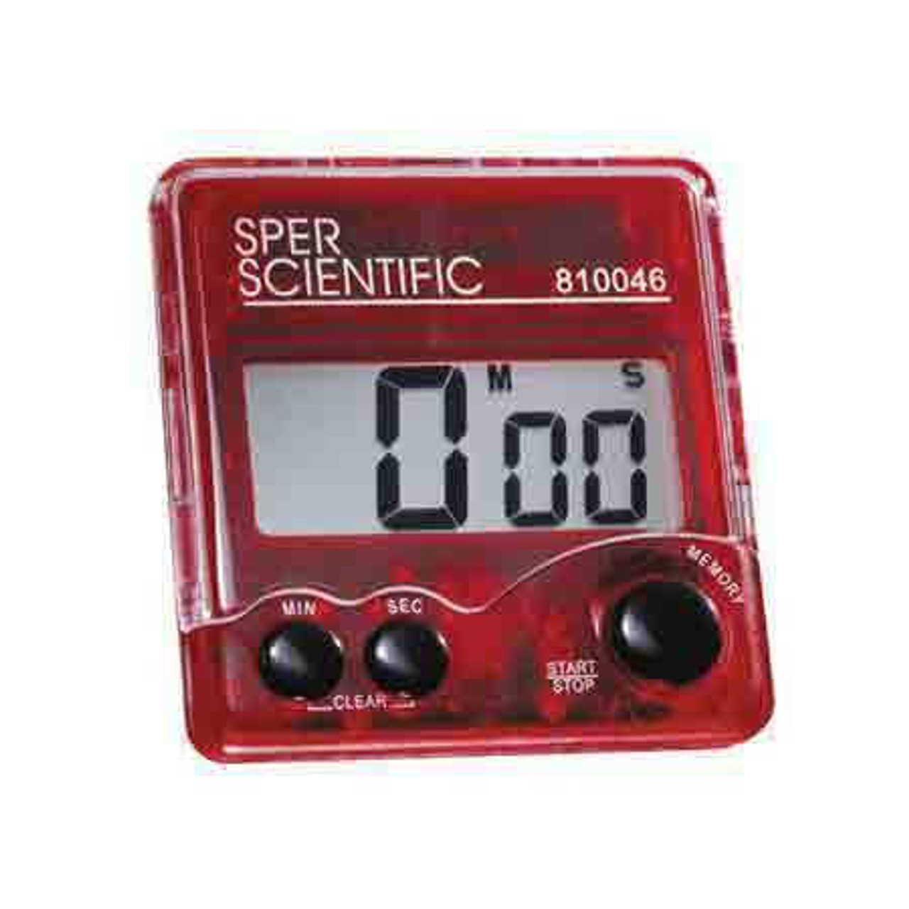 Sper Scientific 810046c Large Display Bench Timer Nist Certificate Of