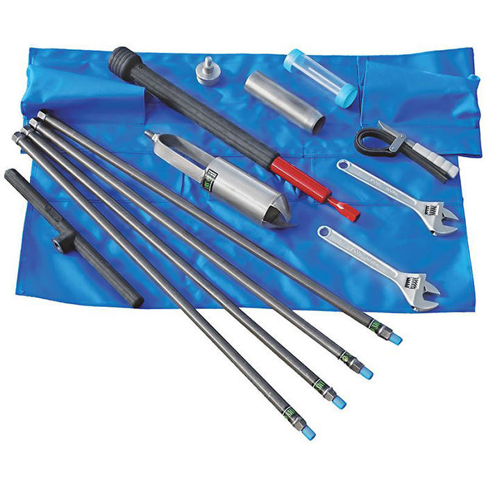 3-1/4in x 3ft Soil Core Sampling Mini Kit, 5/8in Thread