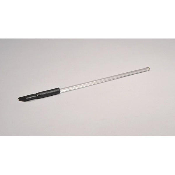 Glass stirring rods w/ rubber policeman, 10" long, 6mm diameterpk/12 ...