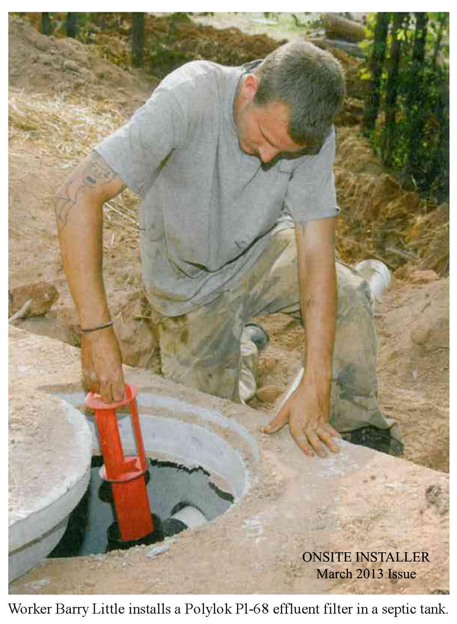 Polylok PL-68 Effluent Filter (15/Case) | Drains, Vents, Flashing