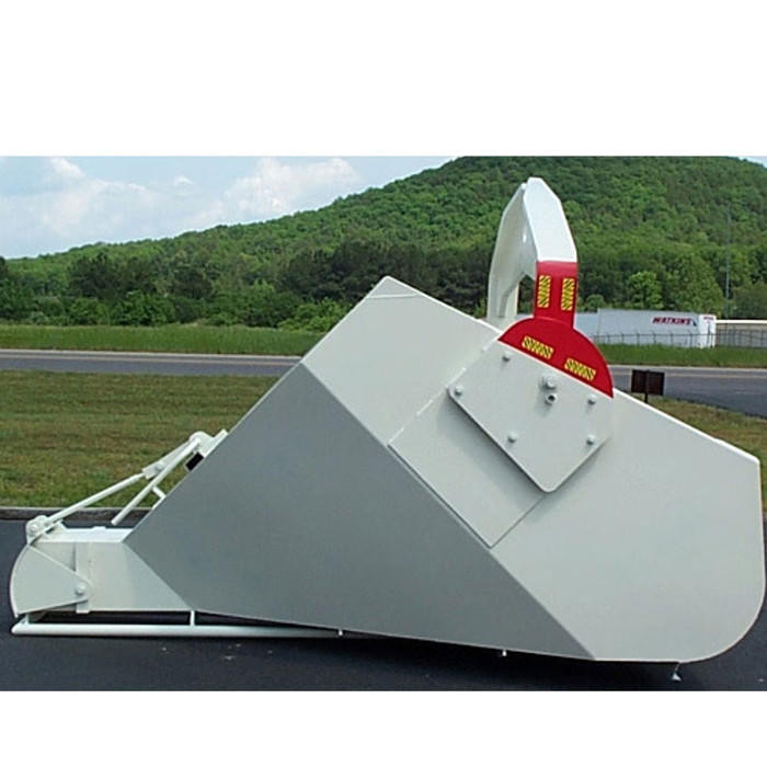 Laydown Concrete Bucket, Extended Gate, 3 Cubic Yards