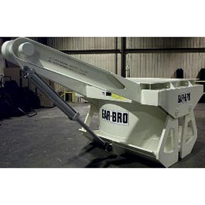 Double Clamshell Bin Gate, 20in x 24in Discharge