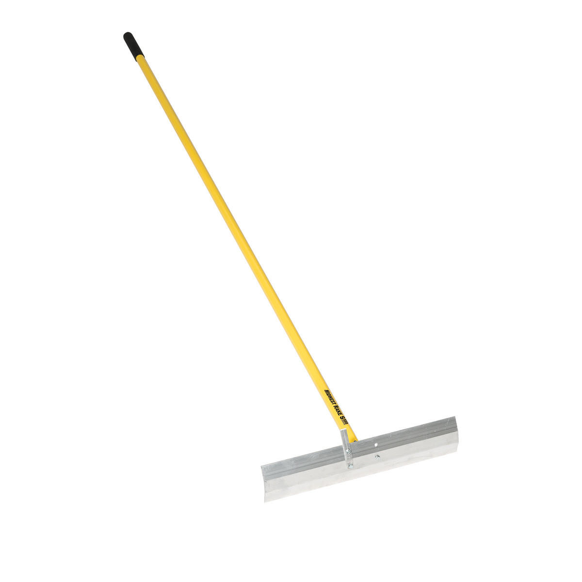 20in Concrete Placer With Hook, 82in Yellow Aluminum Handle