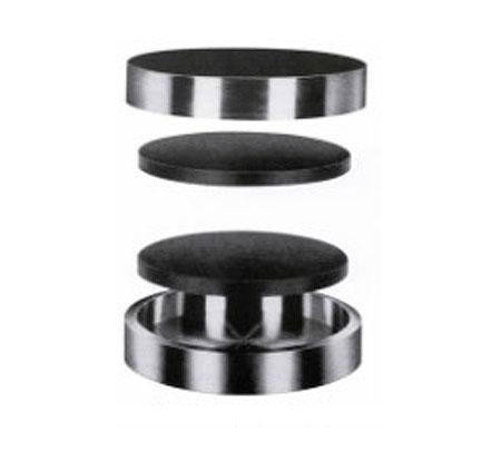 4in Unbonded Cap Neoprene Pad, 50 Duro | Compressive Strength