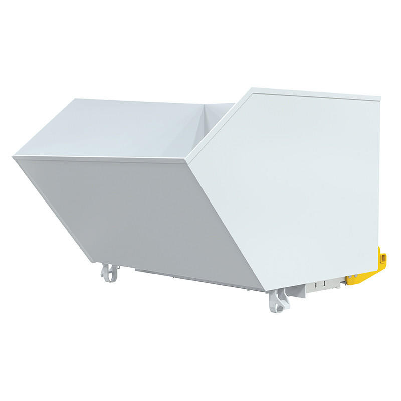 Bump and Dump Hopper, 1-1/2 Cu Yd, 4,000 lb., Blue Silver, White