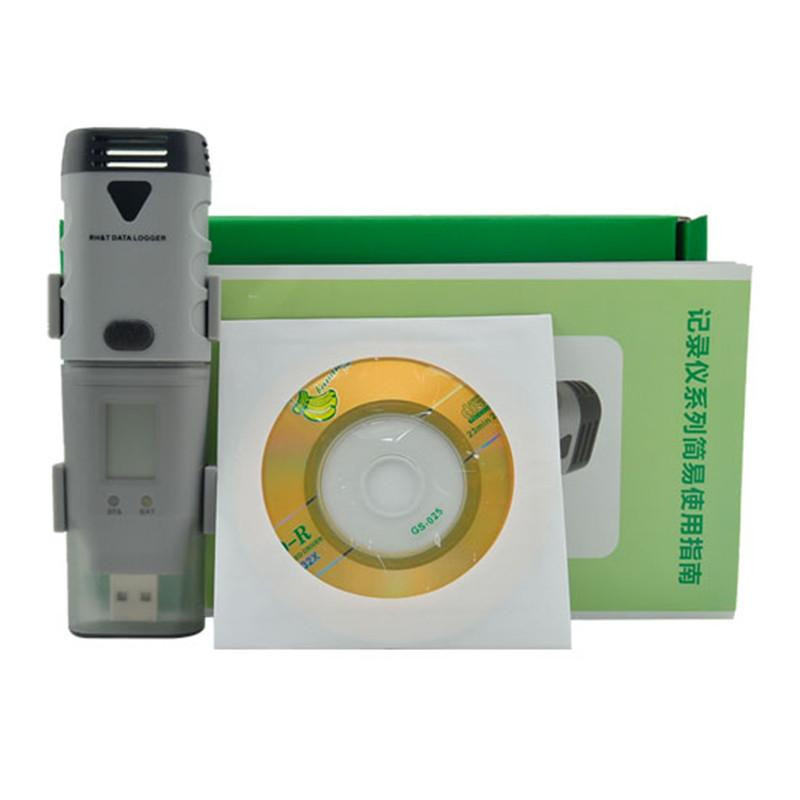 USB Temperature/Humidity Data Logger with Display