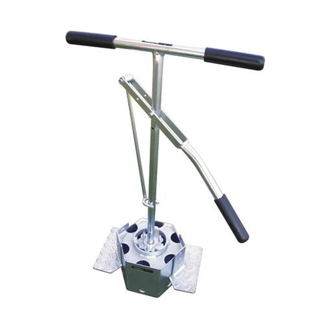 Miltona Hexagon Turf Plugger, 9in x 2in Deep