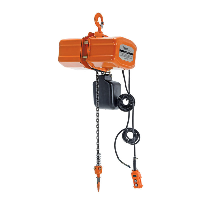 Chain Hoist, with Chain Container 1 Phase, 1000 lb., Orange | Certified ...