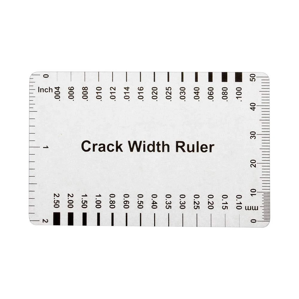 Economy Crack Comparator Card | Easy Concrete Monitoring | CMTP