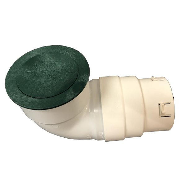 Flow Gate with Elbow and 4in Corrugated Coupler | Certified Material ...