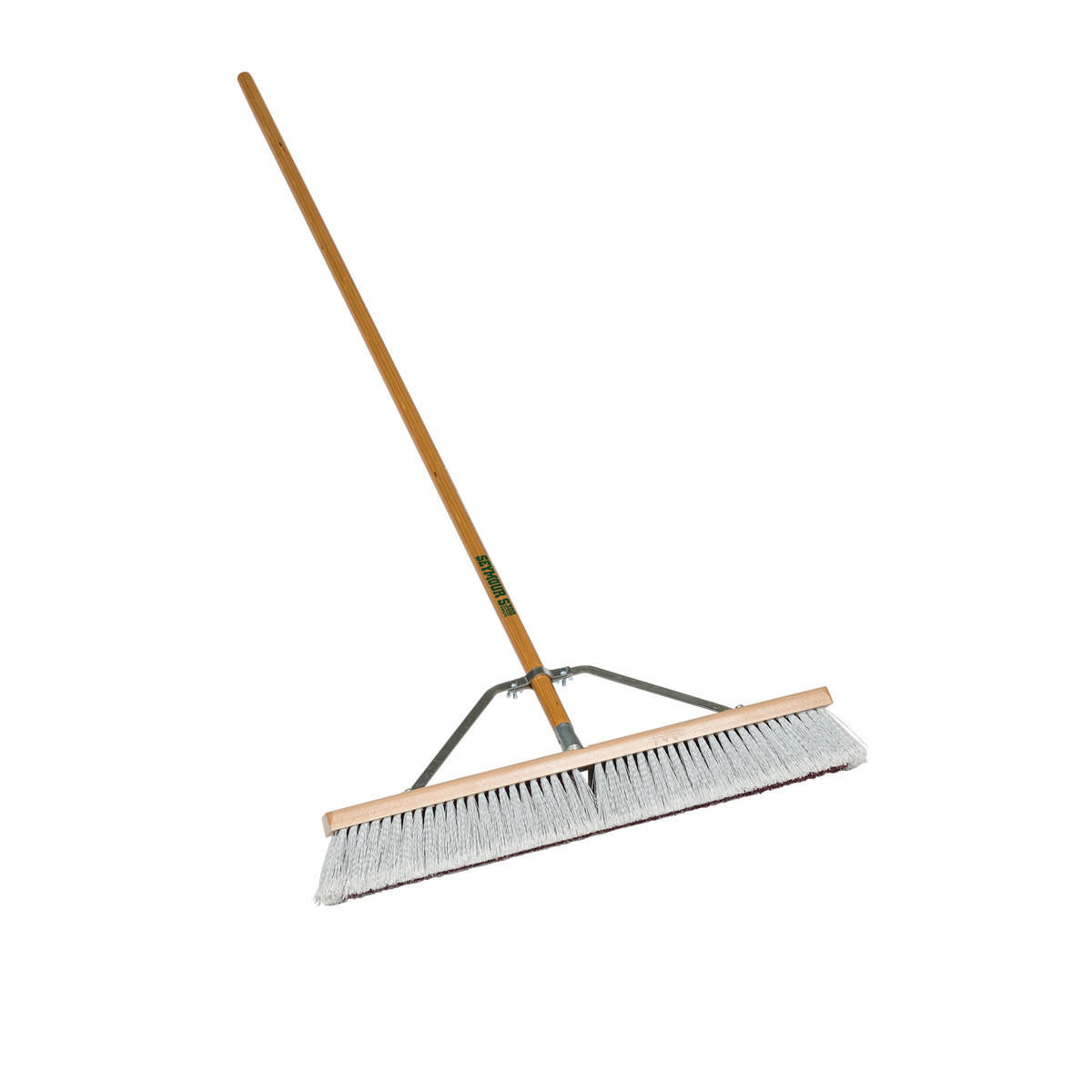 24in Economy Duo Broom, 60in Hardwood Handle | Certified MTP