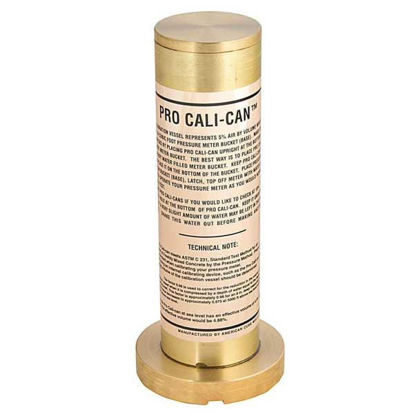 Brass Concrete Air Meter Calibrator | Certified MTP