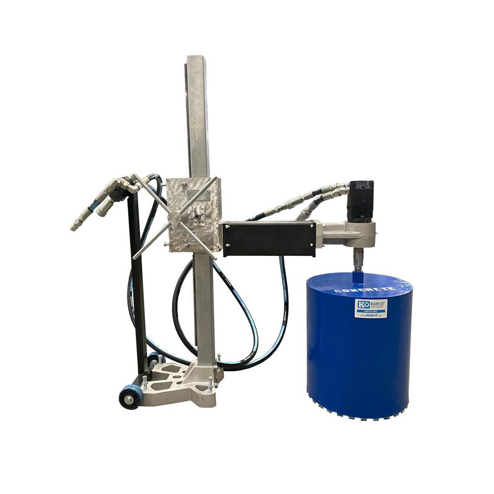 Hydraulic Core Drill with Large Roller Carriage, 48in Diameter Bit