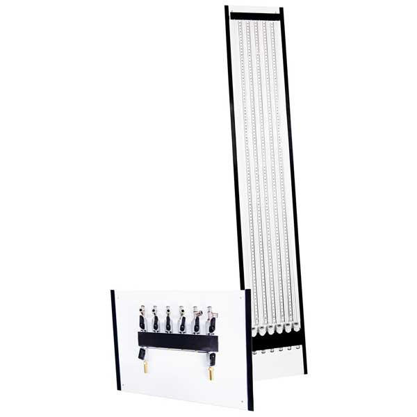 Six Manometer Panel for Soil / Geotextile Permeameter