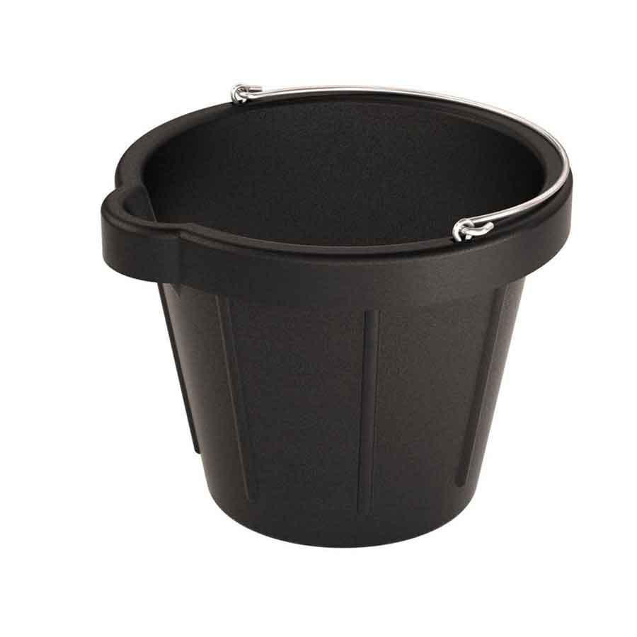 Heavy Duty Rubber Pail With Pouring Lip - 12 Qt