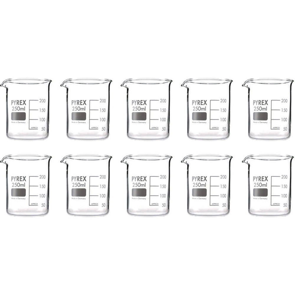 Glass Pyrex Griffin Lab Beakers, 250ml | Glass Beakers and Lab Glassware