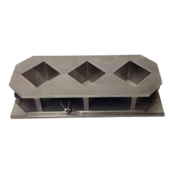 Cube Mold, Stainless Steel, 2 x 2in | Concrete Cube Molds