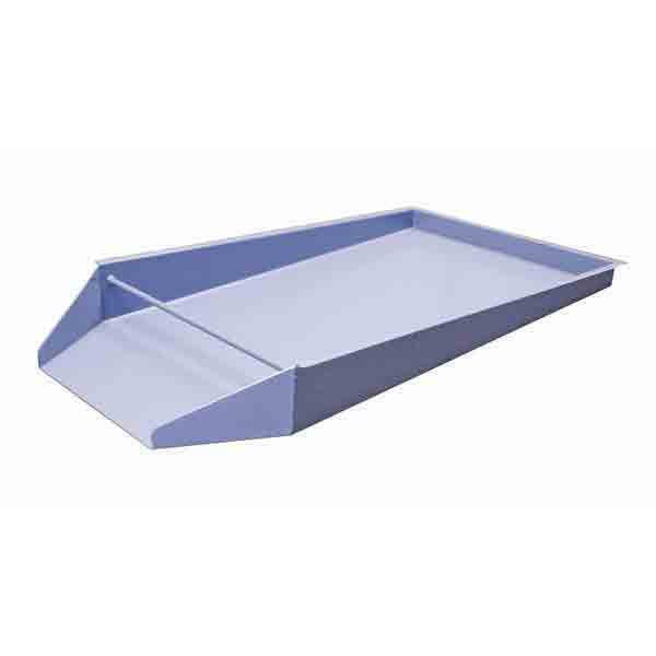 Continuous-Flow Inclined Front Discharge Pan