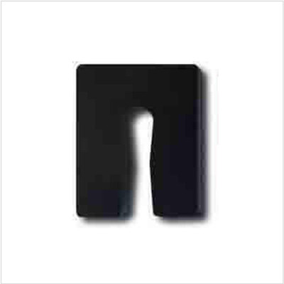 Key Slot Shims, 3 x 3-1/2in, 1/4in Thick Solid Black (252/Ct) | CMTP