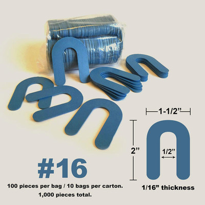 Econ-O-Shim 1-1/2in x 2in, 1/16in | Construction Shims | CMTP