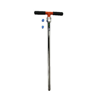 7/8in x 24in Plated Open End Soil Probe with Handle, 5/8in Thread ...