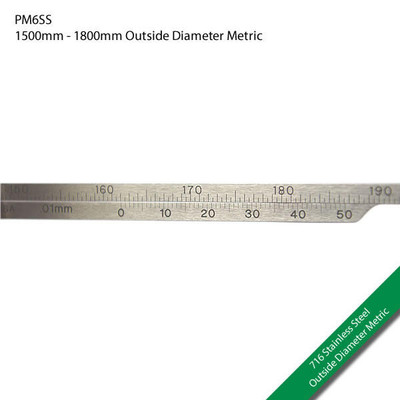 Pi Tape, Outside Diameter, 716 Stainless Steel, 1500mm to 1800mm | CMTP
