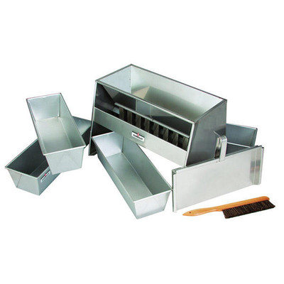 Riffle Splitter, 10 Chutes, 1-1/2in Wide and 4 Pans