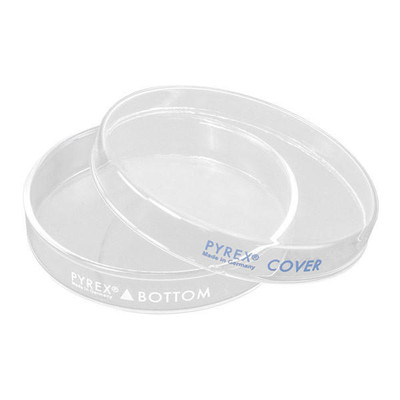 Corning Glass Petri Dish, 4in Diameter x 5/8in Deep | Certified MTP