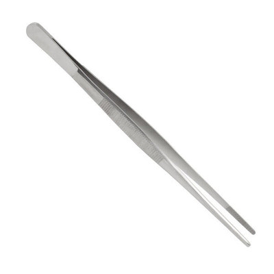 Forceps, Nickel Plated with Blunt Point, 8in | CMTP