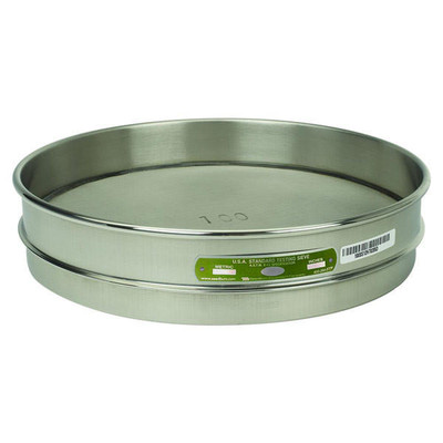 12in Sieve, All Stainless, Half Ht., 120 Mesh | Test Sieves | CMTP