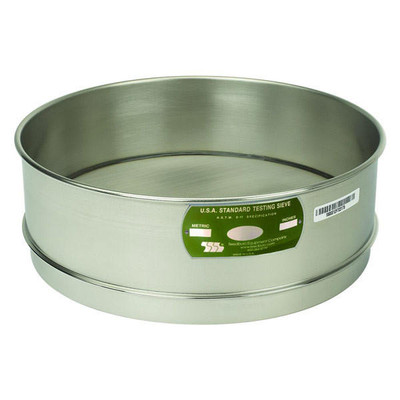 12in Sieve, All Stainless, Full Ht., 30 Mesh | Test Sieves | CMTP