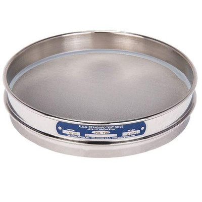 Gilson 8in Sieve, All Stainless, Half Height, #100 | Test Sieves