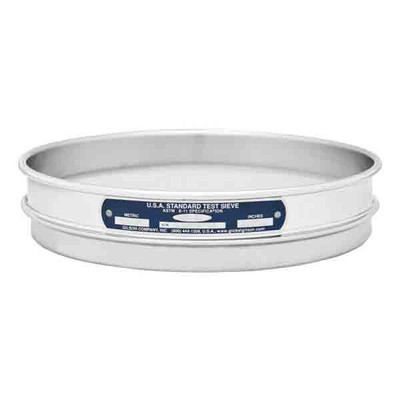 Gilson 12in Sieve, All Stainless, Half Ht, 3in | Test Sieves | CMTP