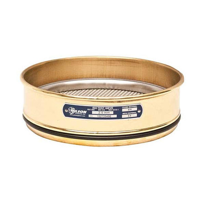 Gilson 200mm Sieve, Brass/Stainless, Full Height, 3.35mm | CMTP