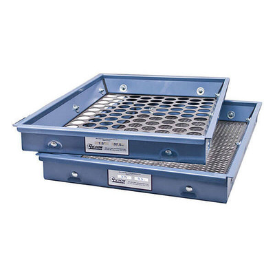 Round-Hole Testing Screen Tray with Cloth, 3.5in