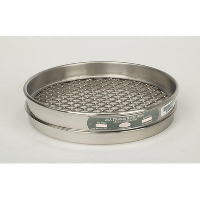 8in Sieve, All Stainless, Half Height, 2.12in | Test Sieves