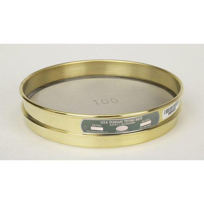 8in Sieve, Brass/Stainless, Half Height, #80 | Test Sieves | Certified MTP